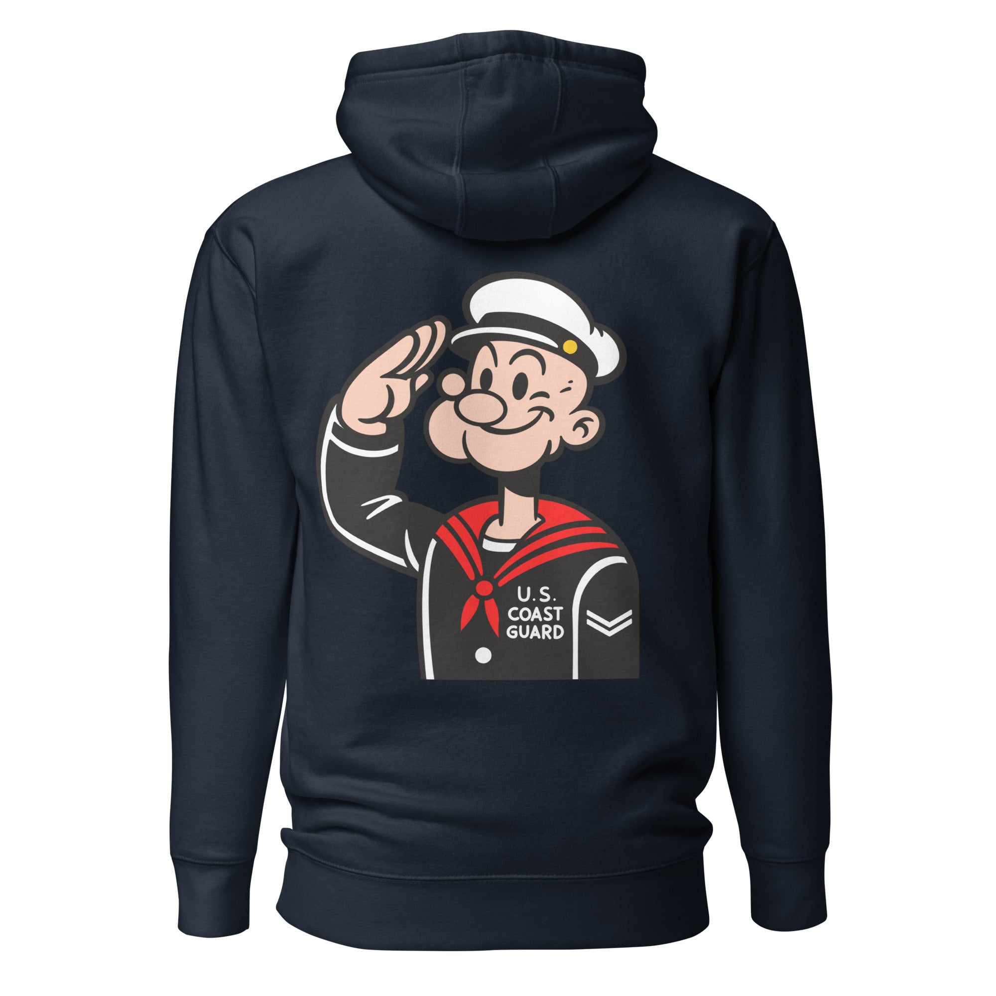 Spinach-Fueled & Semper Paratus Hoodie – Puddle Pirate Co.