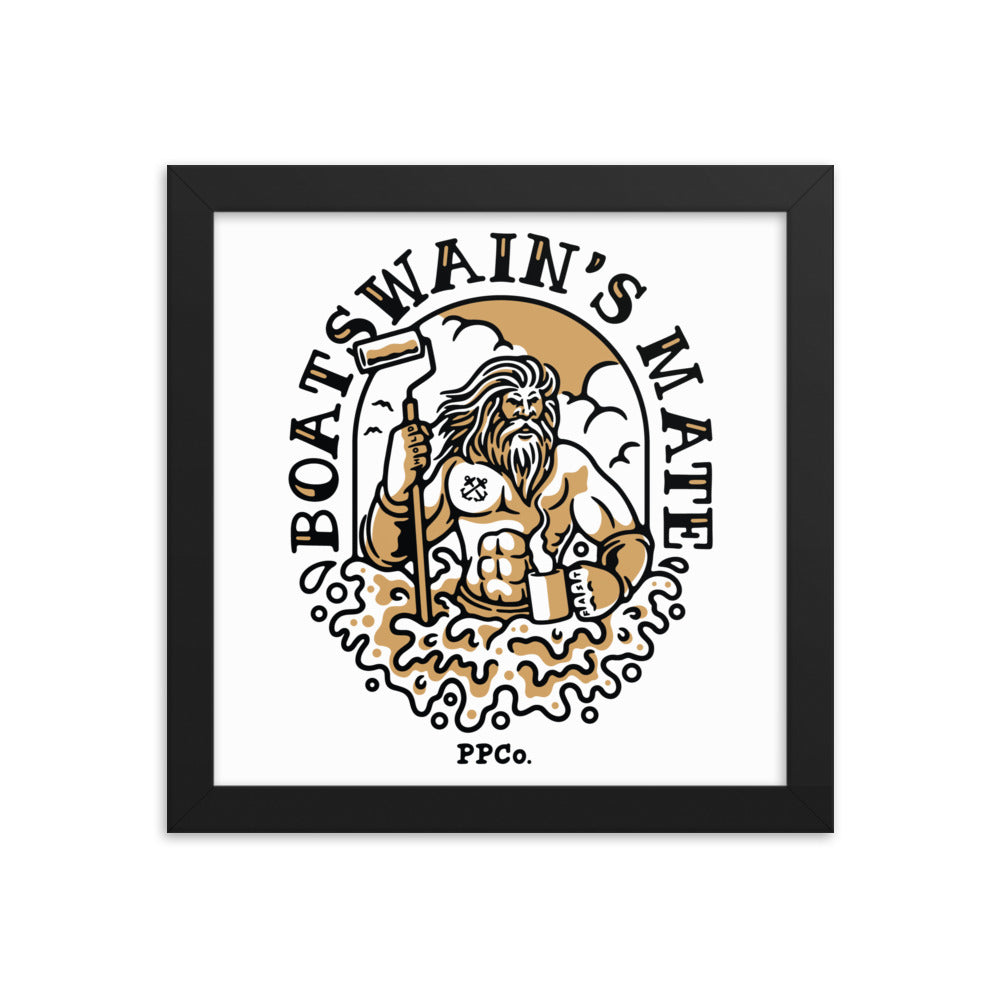 BM Rate Framed poster – Puddle Pirate Co.