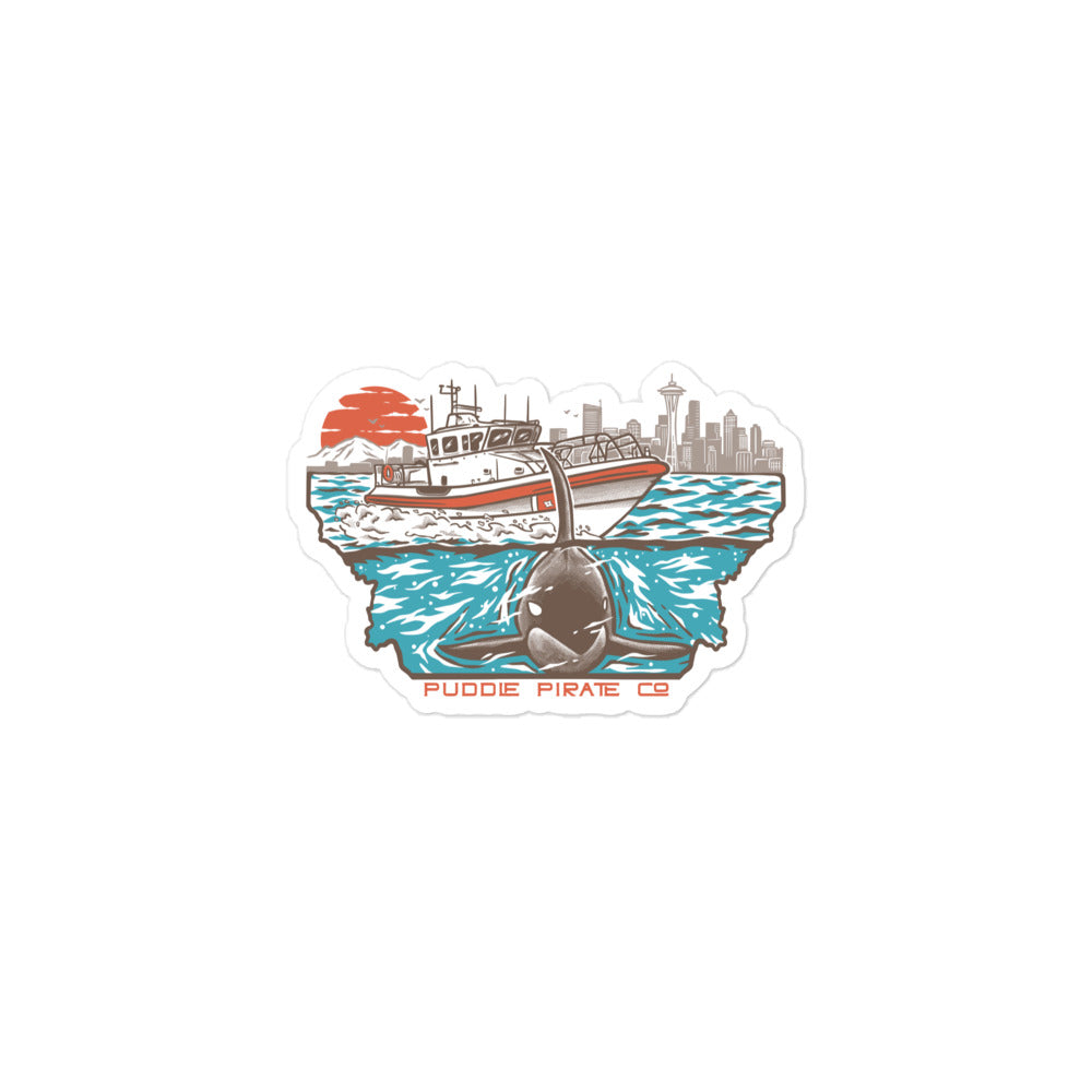 Sector Puget Sound Sticker – Puddle Pirate Co.