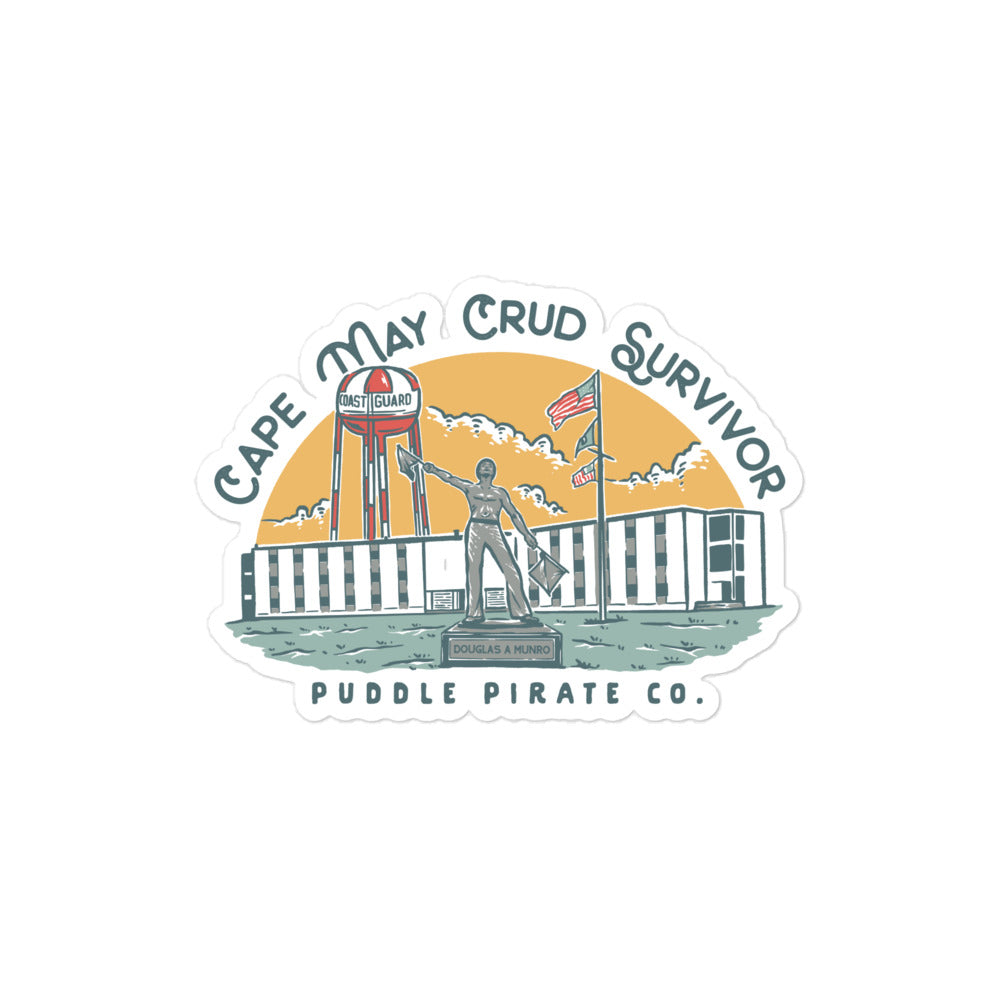 Cape May Crud Sticker – Puddle Pirate Co.