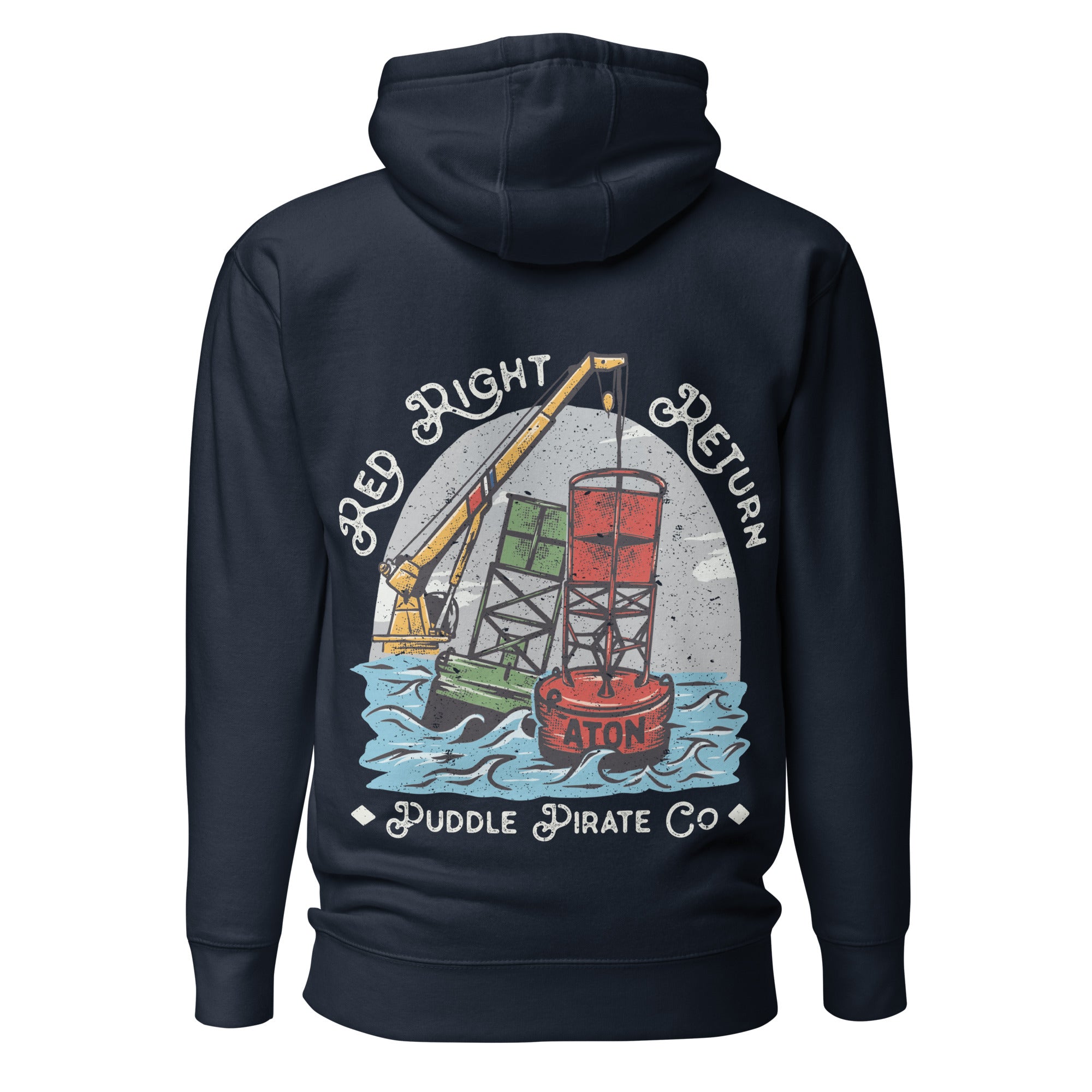 Red Right Return Performance Hoodie – Puddle Pirate Co.
