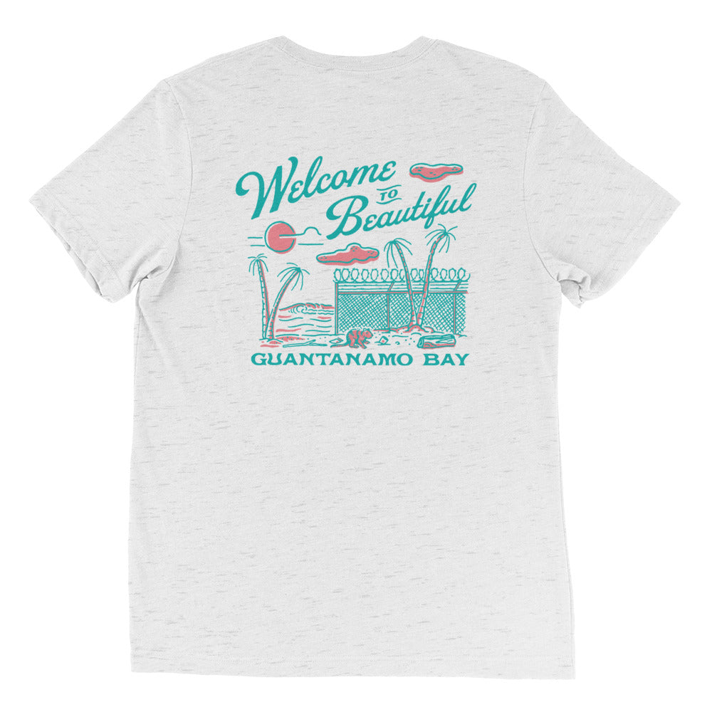 Welcome to GITMO Tri-Blend Tee – Puddle Pirate Co.